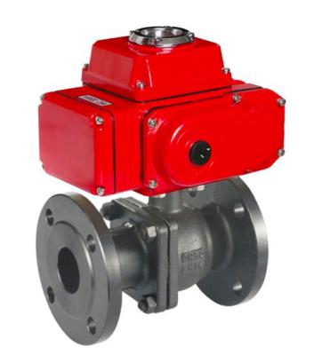 China Electrical actuated gate valve 230v 24v 12v 110v electric actuator valve ware treatment heating oil refining for sale
