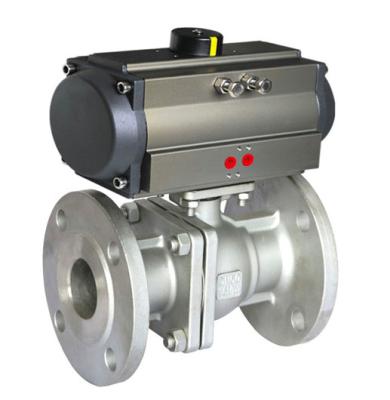 China 304 316 Sanitary Stainless Steel Pneumatic Actuator Ball Valve for sale