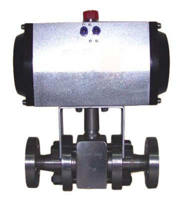 China Pneumatic Ball Valve DN15 2 inch size single acting stainless steel pneumatic ball valve for sale