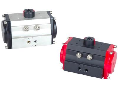 China Pneumatic Actuated Red colour  Flange Butterfly Valve DN50~2200mm for sale