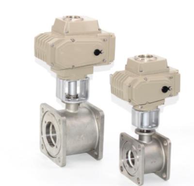 China Electric Actuator Stainless Steel 3PC Ball Valve for sale