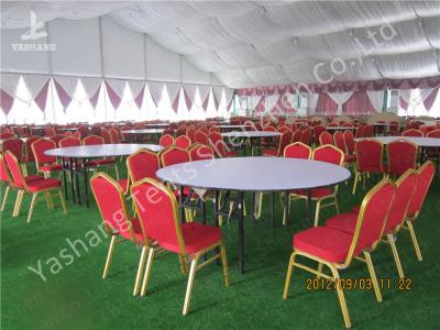 China Decorated Backyard  Garden Big Wedding Tents High Strength For 1000 People for sale