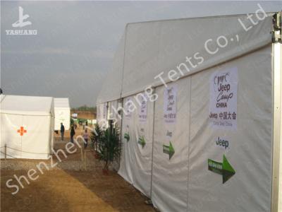 China White PVC Fabric Cover Outdoor Party Tents / Aluminum Alloy Frame for sale