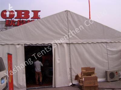 China 8M Width Waterproof Outdoor Event Tent Structure White PVC Fabric Cover for sale