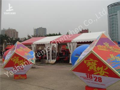 China 6x18M A-Frame Shape Outdoor Event Tent Transparent PVC Windows UV Resistant for sale