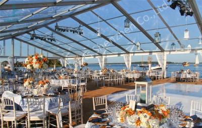 China Transparent Fabric Aluminum Frame Tent Outdoor Wedding Marquee Party Event for sale