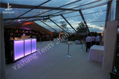 China Large Span Clear Top Outdoor Wedding Event Tent With Aluminum Alloy Profile for sale