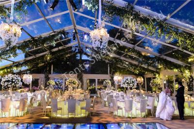 China Transparent Roof Tent Outdoor Wedding Marquee Aluminum Party Structure for sale