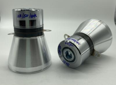 中国 抵抗56mmの超音波清浄のトランスデューサー3の頻度25k/50k/80kを熱しなさい 販売のため