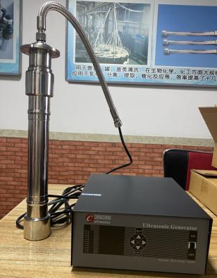 Sumergible tubular ultrasónico de acero inoxidable del transductor en líquido