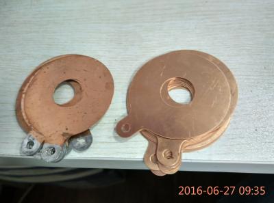 Cina Spessore di rame 0.25-0.35mm dell'elettrodo 50x17mm per industria ultrasonica in vendita