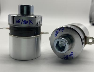 Cina Doppio ceramico piezo-elettrico Freqency del trasduttore 38k/80k di pulizia ultrasonica 60w in vendita
