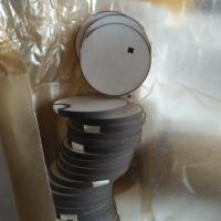 China Round Shape Piezo Ceramic Plate Two Electrodes In The Same Side Customized Size for sale