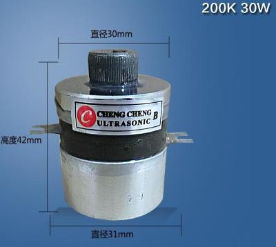 Cina trasduttore ultrasonico piezoelettrico ad alta frequenza di acciaio inossidabile 200k in vendita