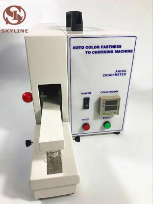 Cina Crockmeter elettronico per la solidità del colore dei tessuti 60 volte/minuto 40W in vendita