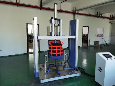 China BIFMA 5.1 Furniture Testing Equipment / Office Chair Seat Impact Testing Machine / Seat Impact Durability Tester for sale