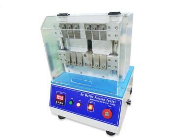 China CE Footwear Testing Equipment , ASTM D7854 Coated Fabric De Mattia Flex Tester for sale