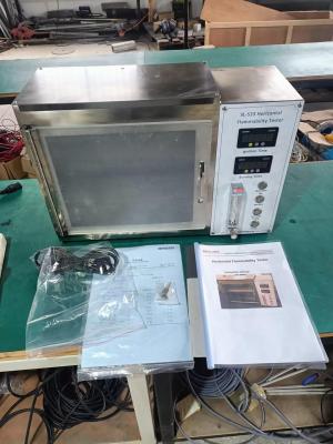 China ISO 3795 ASTM D5132 Horizontal Flammability Tester with 38mm Fire Height for Textile and Automotive Testing for sale
