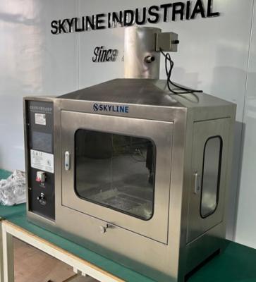China Single Flame Source Test Ignitability Tester EN ISO 11925-2/DIN 53438 for sale