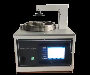 China EN 1149-3 Protective Clothing Electrostatic Charge Decay Tester with High Definition Color Touch Screen High Voltage Discharge Module and High Precision Electrostatic Detection Sensor for sale