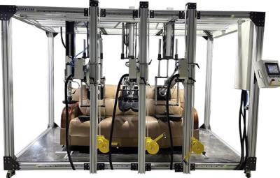 China Three Seat Sofa Durability Test Machine Chair Static loading Tester Universal Test Machine EN 1728 EN12520 for sale