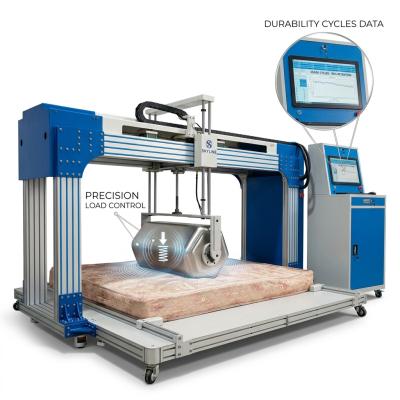 China EN1957 Standard PLC+ Touch Screen Servo Motor Mattress Integrated Testing Machine for sale