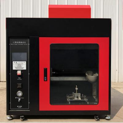 China Flammability Testing Equipment Mask Flame Retardant Tester for sale