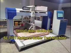 PC-model Matrasproefmachine met uitgebreide functie EN 1957 & ASTM F1566 Testnormen