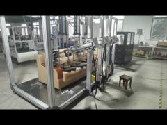 BIFMA x5.1 , X5.4 Furniture Testing Equipment Sofa Durability Tester With PLC Touch Screen