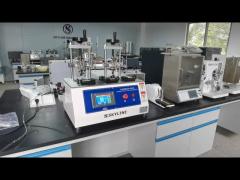 3 Stations Electronics Lab Testing Equipment , Pneumatic Key Life Test Machine