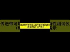 建築材料の燃焼性のテスターのコンベヤー ベルトの燃焼性および火炎伝ぱの特徴テスト部屋