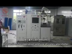 Hitzentwicklungs-Kegel-Kalorimeter ASTM E1354 mit Sauerstoff-Analysator