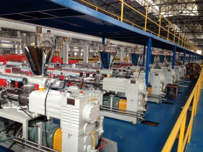 China 38CrMoALA Screw Material WPC PVC Wall Panel Profile Extrusion Machine Production Line for sale