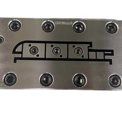 China PVC Auxiliary Profile Mould and WPC Wood Plastic Door Cover Tool with AutoCAD Design for sale