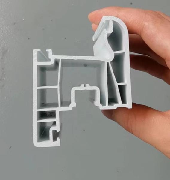 Quality 3CR17 Mould Material PVC Window Profile Mold for Silver Window Sash Mullion and for sale