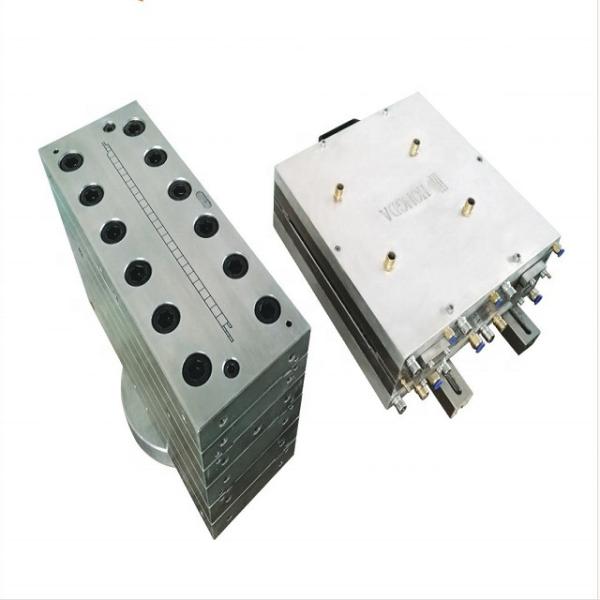 Quality Silver WPC Wall Panel 800mm and PVC Celling Mold with Extrusion Mould Shaping Mode for sale
