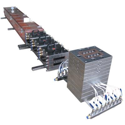 China AutoCAD Designed PE WPC Decking Profile Louver Wall Cladding Production Line for Market for sale