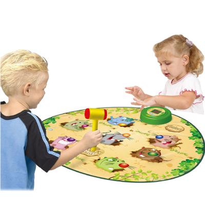 China Whack A Mole Playmat with Hammer, Electronic Play Mat for sale
