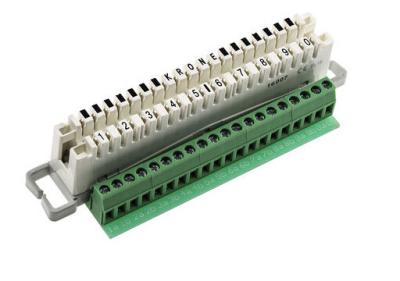 China LSA Disconnecting Moduel 2 / 10 with Screw Terminals 10 pair for sale