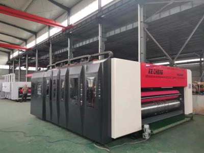 China Water Ink Printer Slotter Die Cutter Stacker Machine Automatic 4 Color for sale