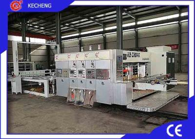 China La máquina que ranura de la impresión de Hd Flexo de 3 colores/el apilador controlado por ordenador muere cortador en venta