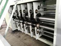 China 3 Color 	Hd Flexo Printing Slotting Machine / Stacker Computer Controlled Die Cutter for sale