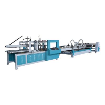 China Volledig Automatische Kartonomslag Gluer voor het Maken van Golfdooshoge snelheid Te koop