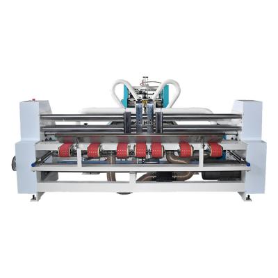 China Volledig Automatische Kartonomslag Gluer voor het Maken van Golfdooshoge snelheid Te koop