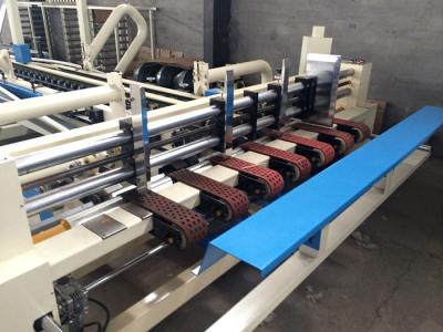 Cina Efficienza a macchina ondulata del lavoro di Gluer della cartella del cartone di controllo di computer alta in vendita