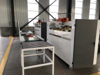 China Double Servo Corrugated Box Stitching Machine Single Head Semi Automatic Stapler for sale