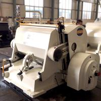 China Cardboard Flat Die Cutting Creasing Machine / Corrugated Box Die Cutting Machine for sale