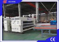 China 2 Color Flexo Printer Slotter Machine Chain Feeding Semi Automatic CE for sale