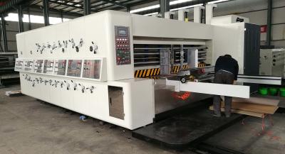 China Borda de ataque que alimenta a Flexo alta velocidade ondulada da impressão de cor da máquina quatro à venda