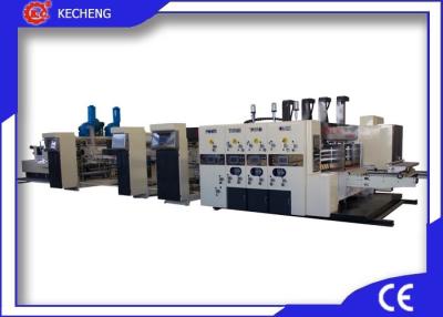 Китай Верхний печатая режим автоматического управления Gluer папки Flexo 4 цветов встроенный продается